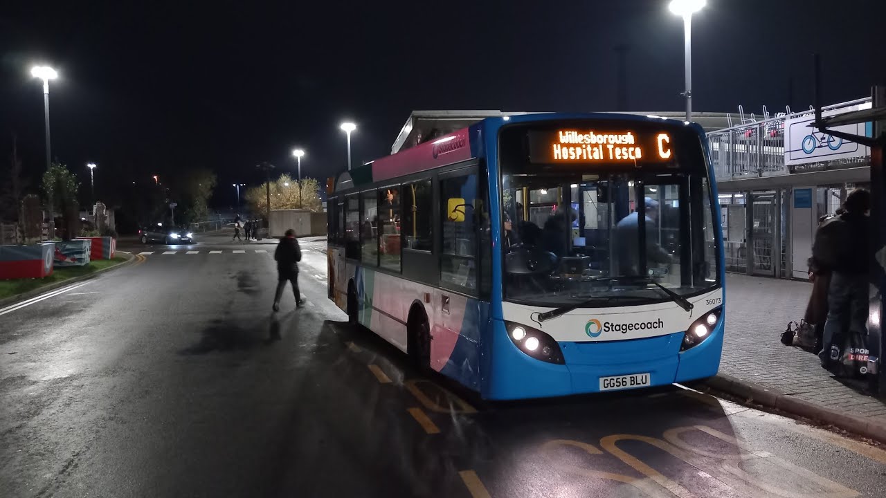 Onboard Stagecoach Bus 36073 (GG56 BLU) | ADL Enviro200 | Route C - YouTube