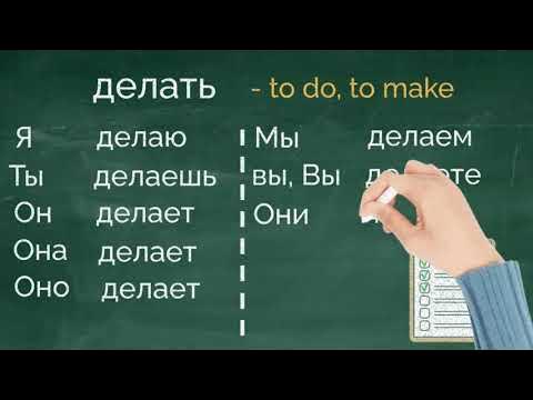Делать. To do, to make. Learn Russian. Conjugate verbs like a pro ...