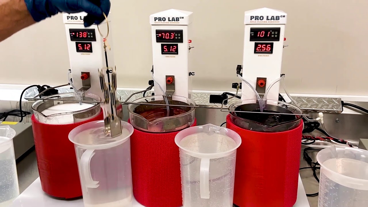 Gold Plating Stainless Steel And Nickel With A One Gallon Plating ...