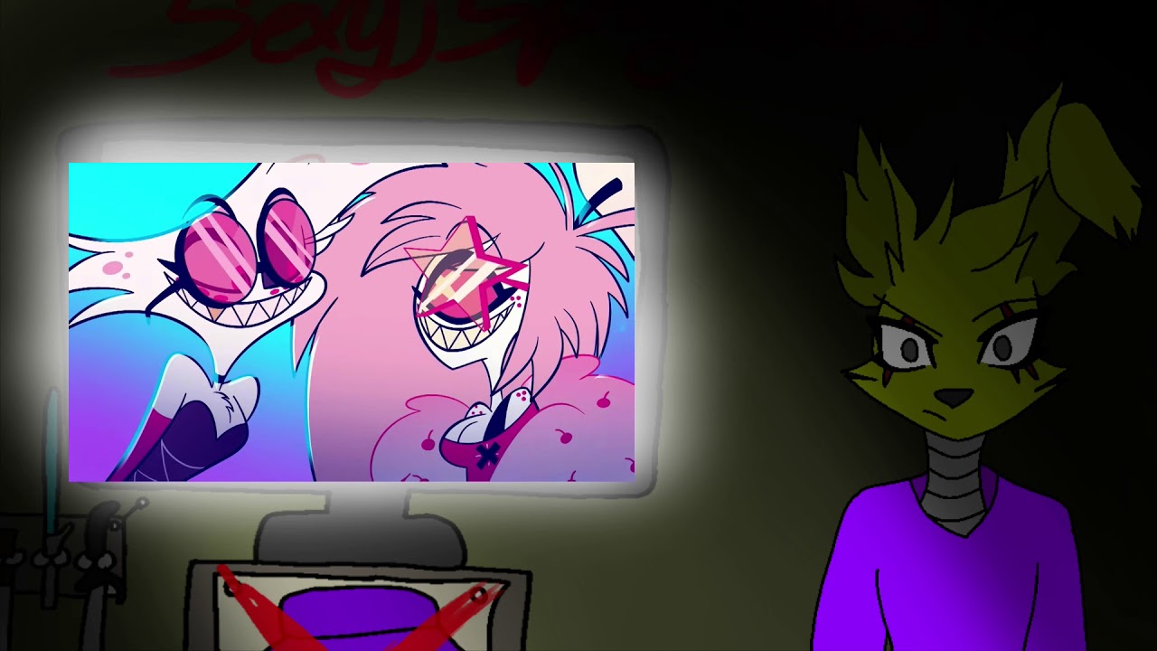 Springtrap Reacts to: Hazbin Hotel (Addict) Song - YouTube