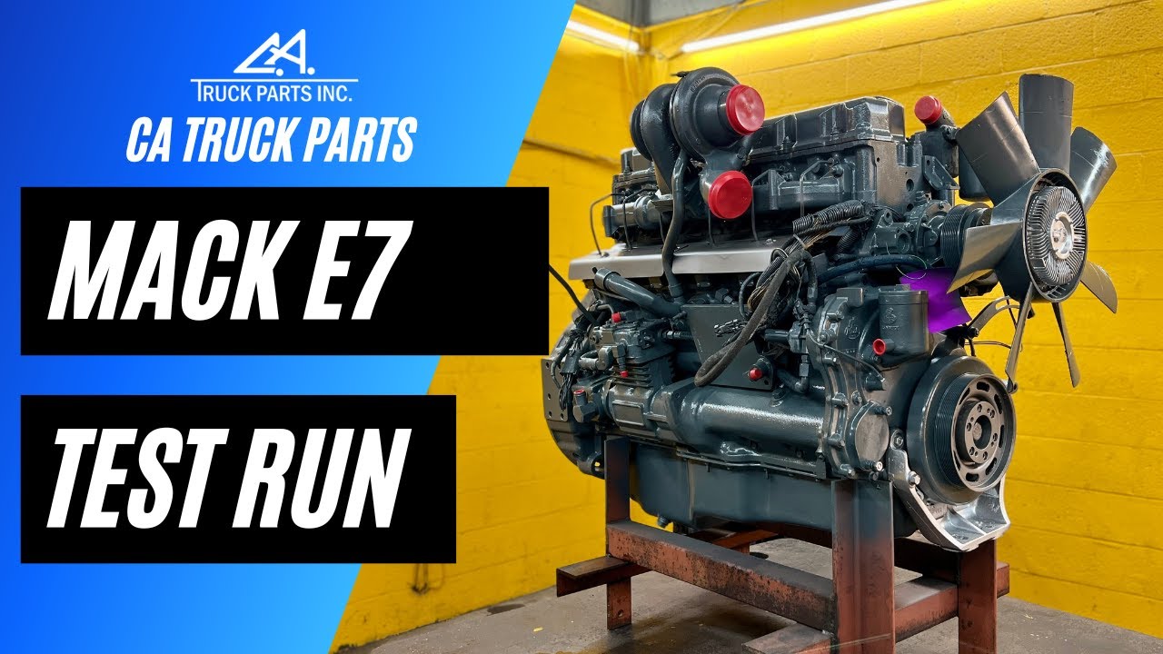 1998 Mack E7 Diesel Engine, ETECH, PASSENGER SIDE ECM, MAX 400HP | CA TRUCK PARTS, INC. - YouTube