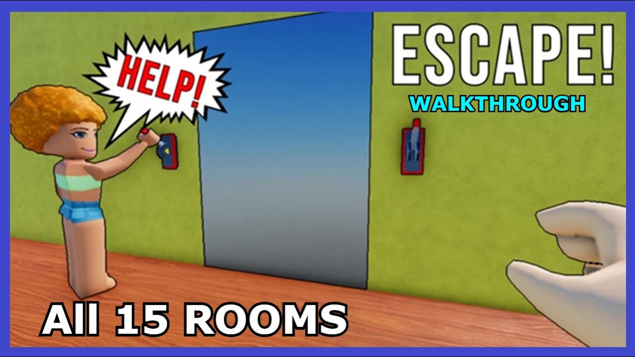 Roblox [Chapter 1] Escape Room Walkthrough (15 ROOM CODES) | By The ...