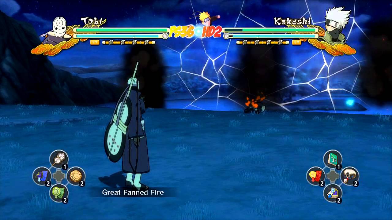Naruto Shippuden Ultimate Ninja Storm 3: Tobi Complete Moveset - YouTube