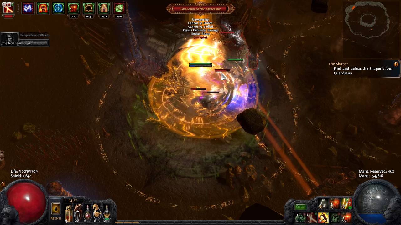 Path of Exile Maze Of The Minotaur - YouTube
