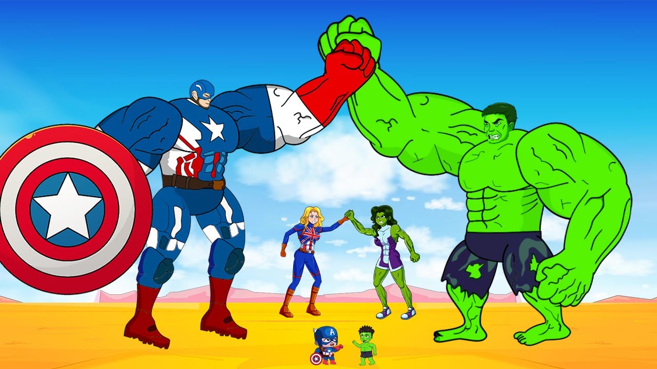 Evolution Of Team HULK Family Vs Evolution Of Team SUPERMAN Family: Who ...