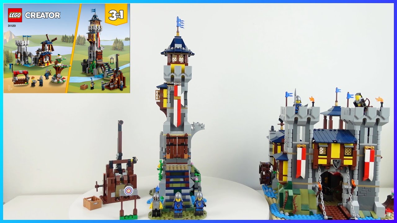 LEGO 31120 Medieval Castle (3 in 1) – Build 2: The Tower - YouTube