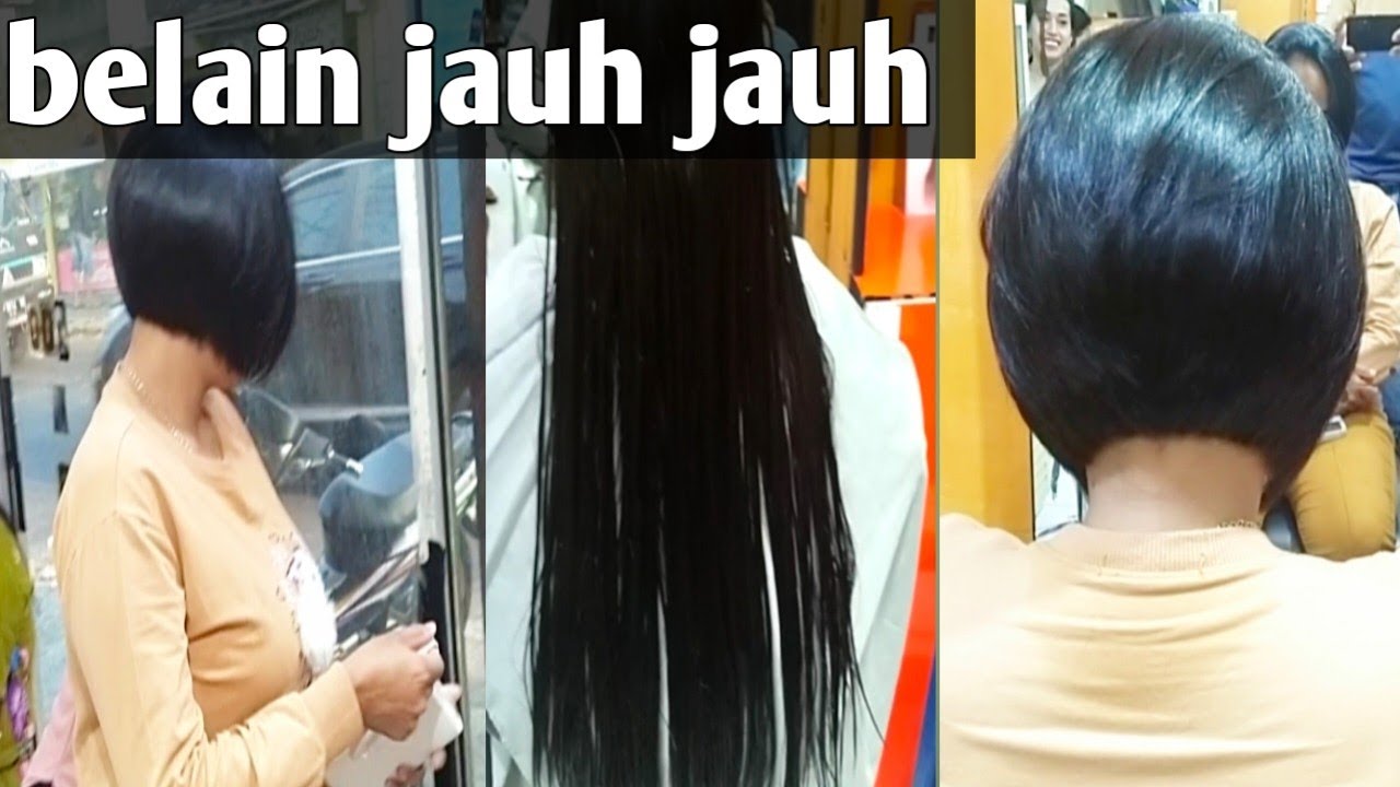 Dari JOMBANG ke SURABAYA pengen potong Bob selesai potong langsung ...
