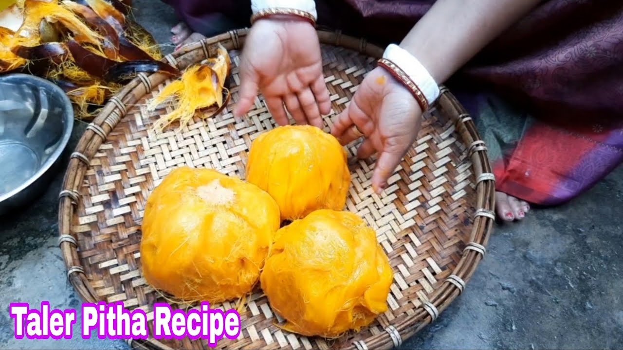 Taler Pitha Recipe - YouTube