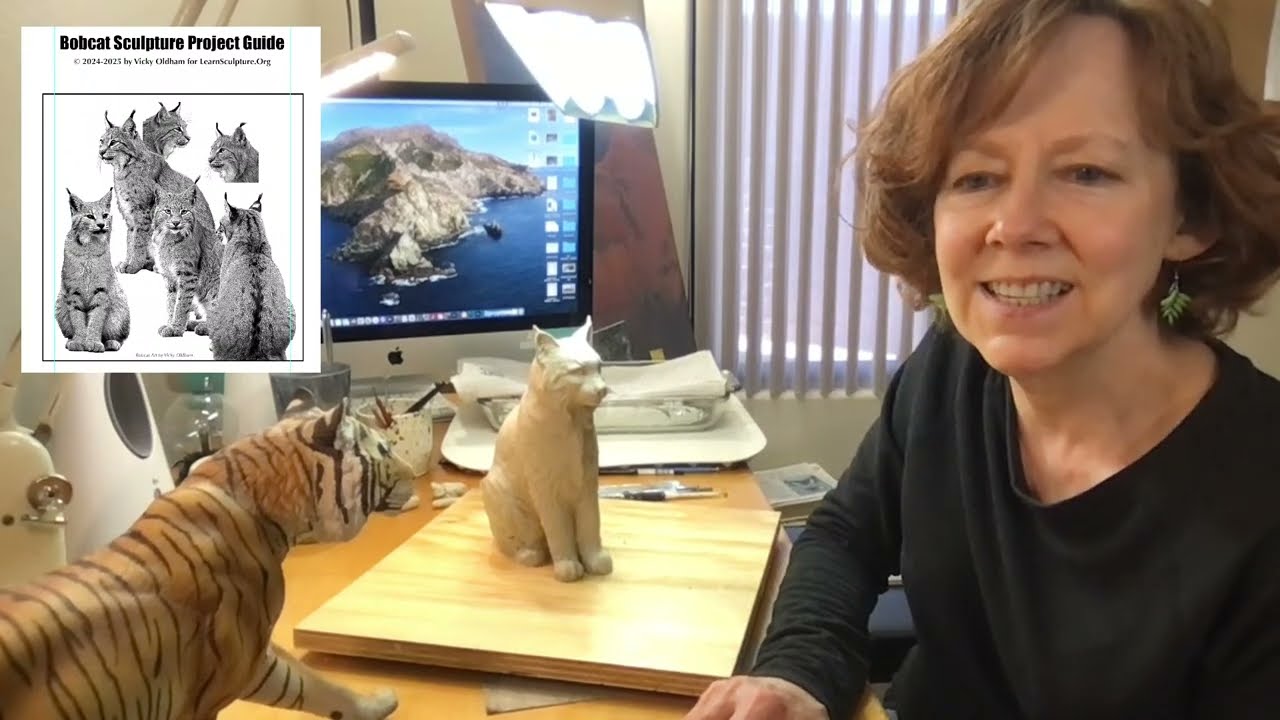 Learn Sculpture - Creating a Clay Bobcat Sculpture - Day 10 - YouTube