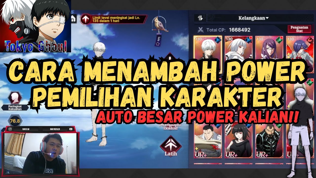 TIPS MENINGKATKAN CP (PEMILIHAN KARAKTER & CARA MENAMBAH POWER)!! TOKYO ...