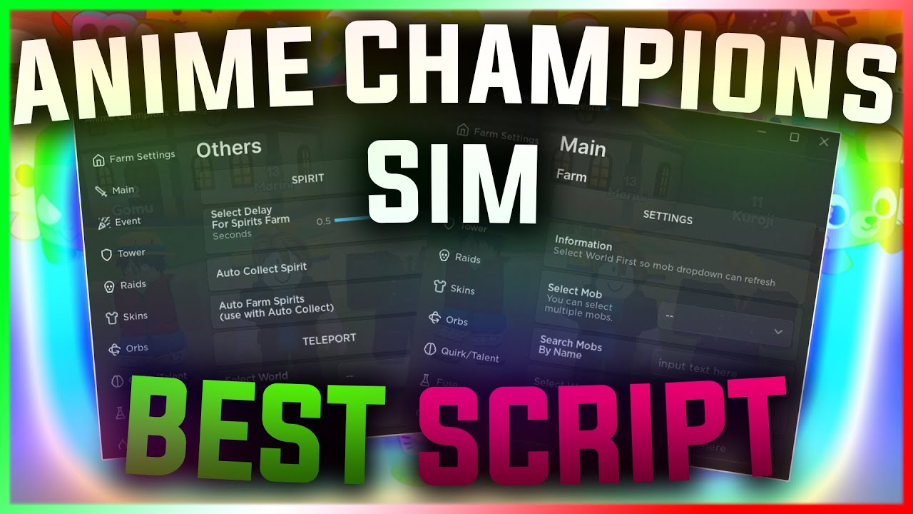 [MOBILE] ANIME CHAMPIONS SIMULATOR SCRIPT | AUTOFARM, TOKENS, XMAS ...