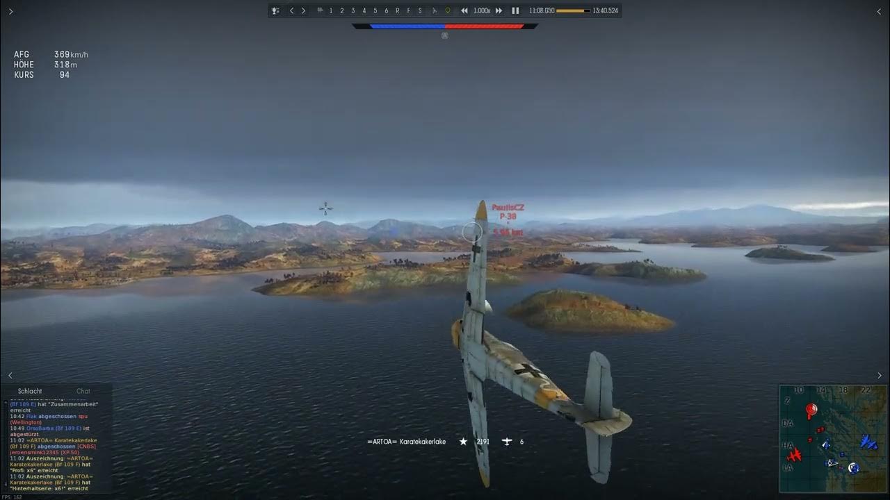 War Thunder Bf 109 F 4 7 Kills - YouTube