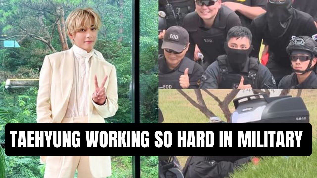 Taehyung Training With The *US* Forces || BTS V Military Updates - YouTube