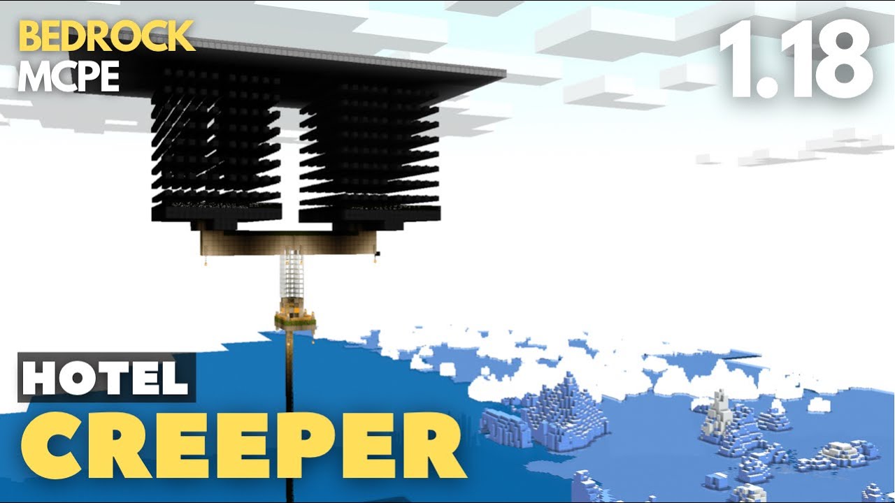 SIMPLE MEGA CREEPER FARM MINECRAFT BEDROCK/MCPE 1.18 - YouTube