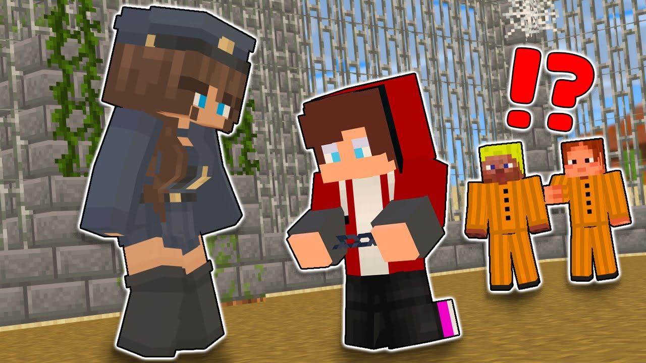 MAIZEN - JJ's Sister Help JJ Escape from PRISON?! - Minecraft Animation JJ & Mikey - YouTube