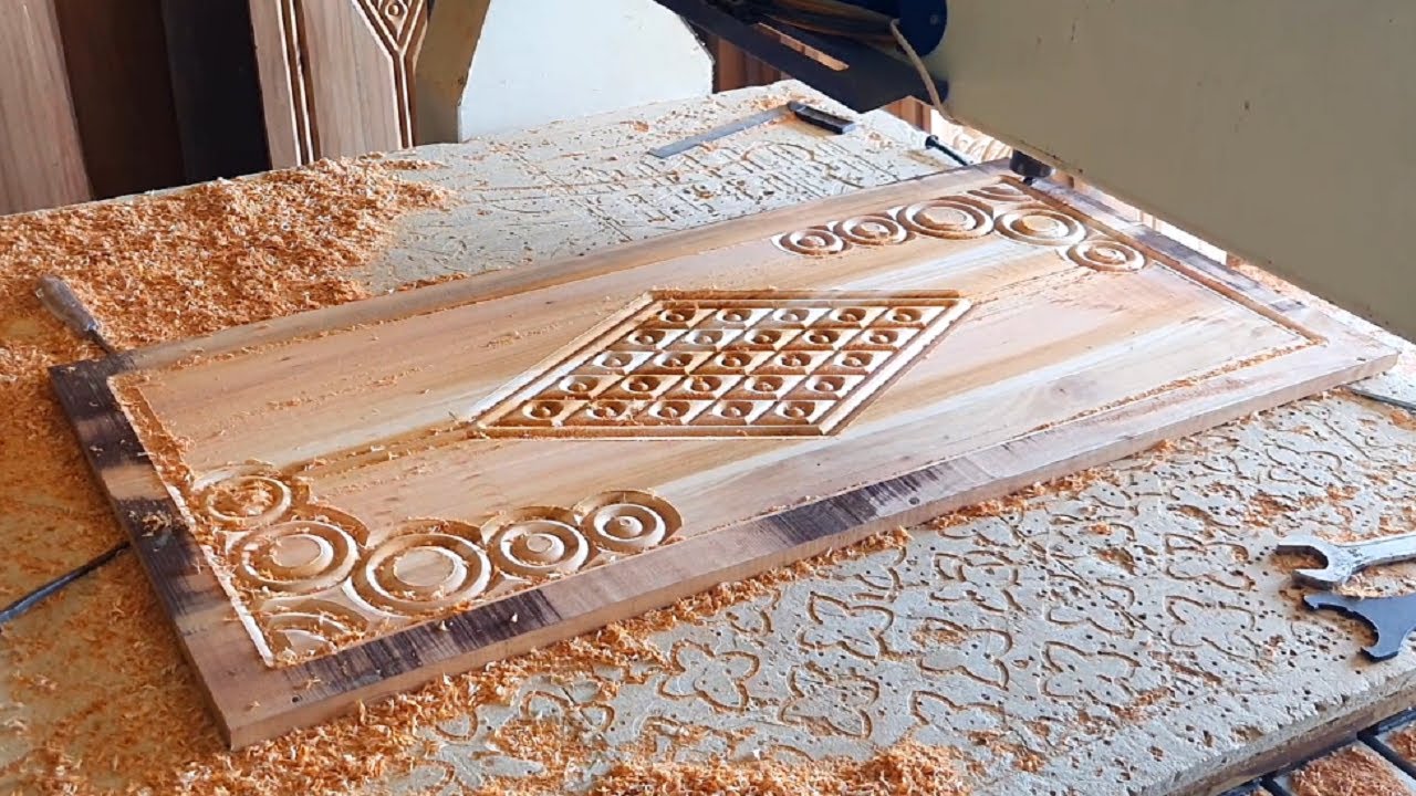 This wooden wonderful door design with cnc machine in India/2D This ...