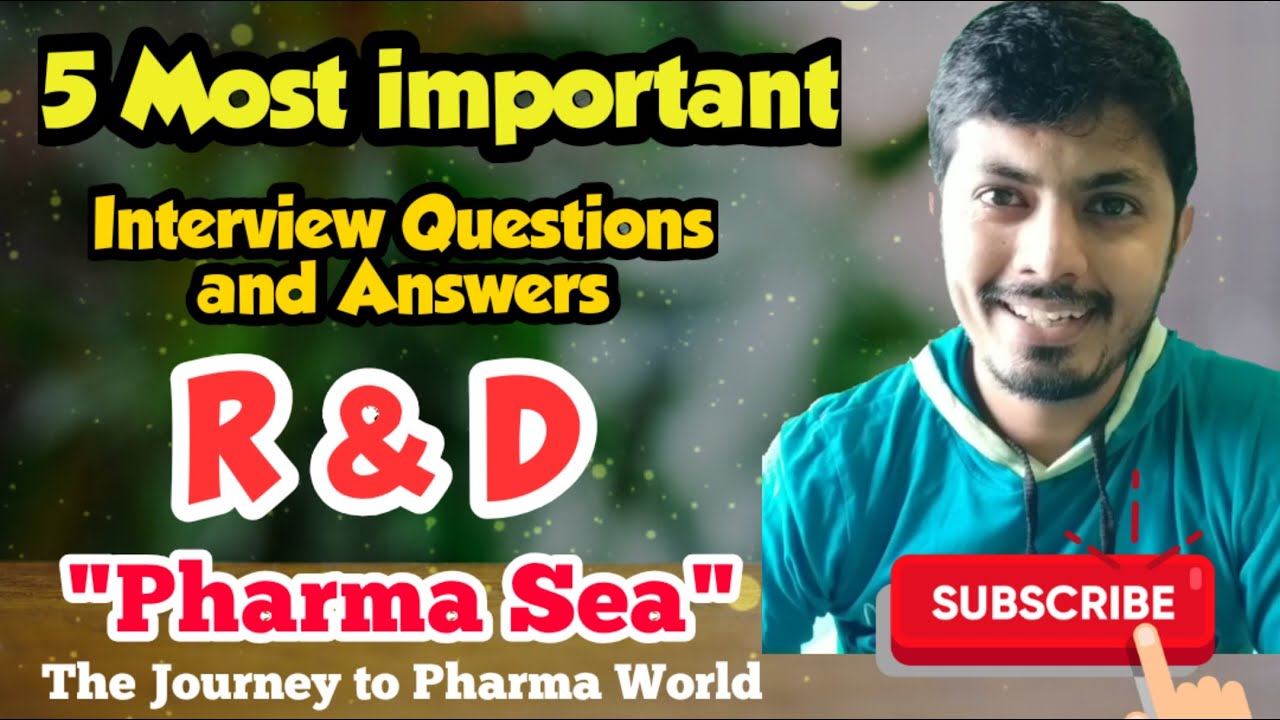 5 Most important Questions and Answers, R&D interview Questions - YouTube