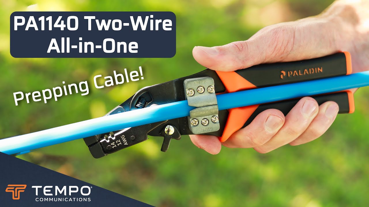 How To Prep Maxi Cables with Tempo's PA1140 - YouTube