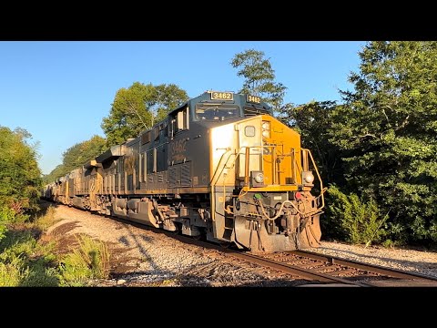 CSX 3462 leaving Warm Springs, Ga. - YouTube