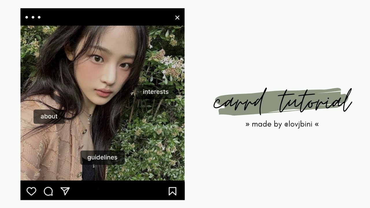 instagram post themed carrd tutorial — © decentbits - YouTube