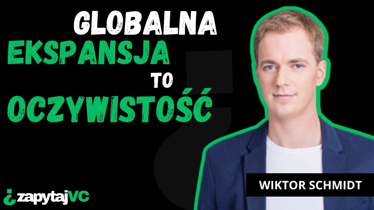 Wiktor Schmidt: jestem optymistą, ale inwestuję na ½ etatu - ZapytajVC ...