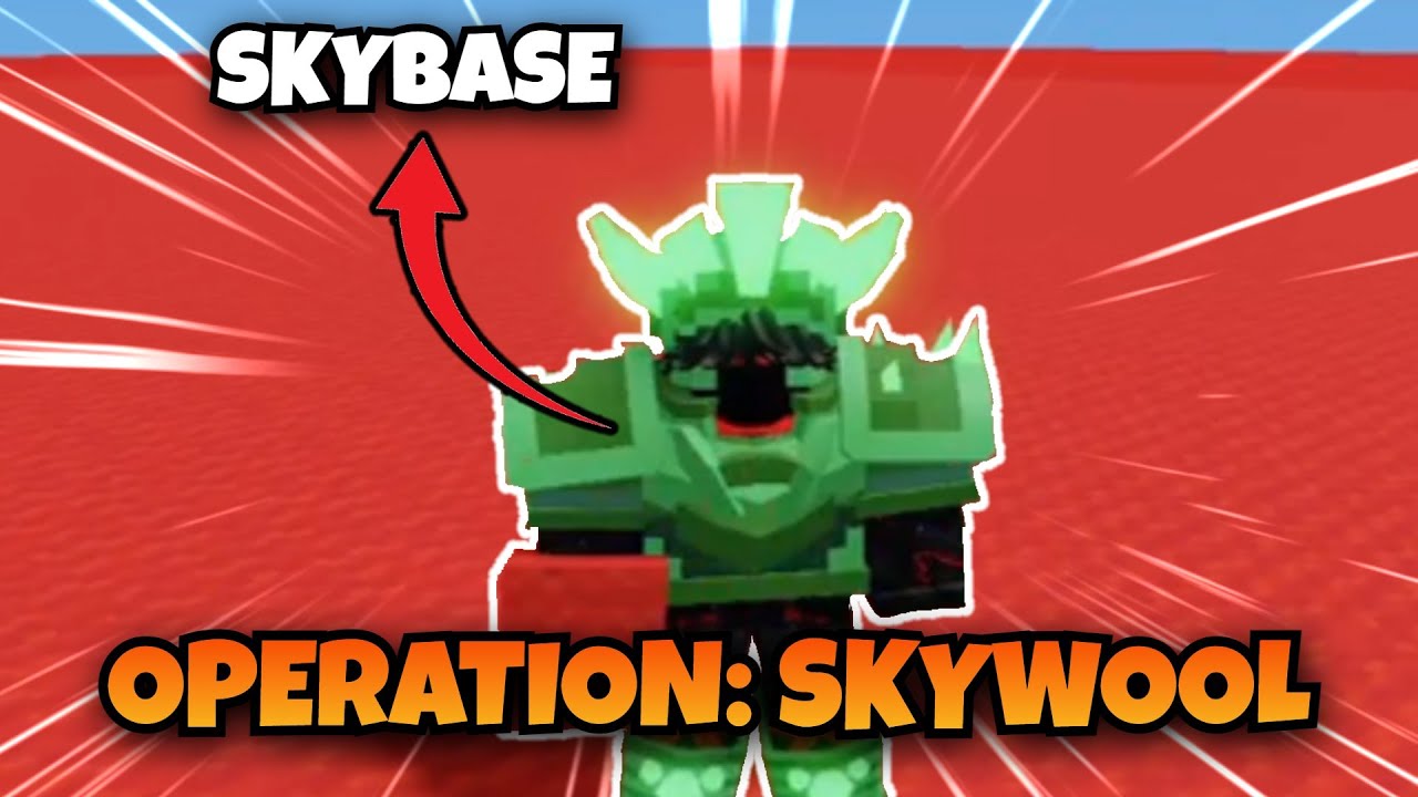 Operation: SkyWool - The *BIGGEST* SKYBASE on ROBLOX BEDWARS (WORLD ...