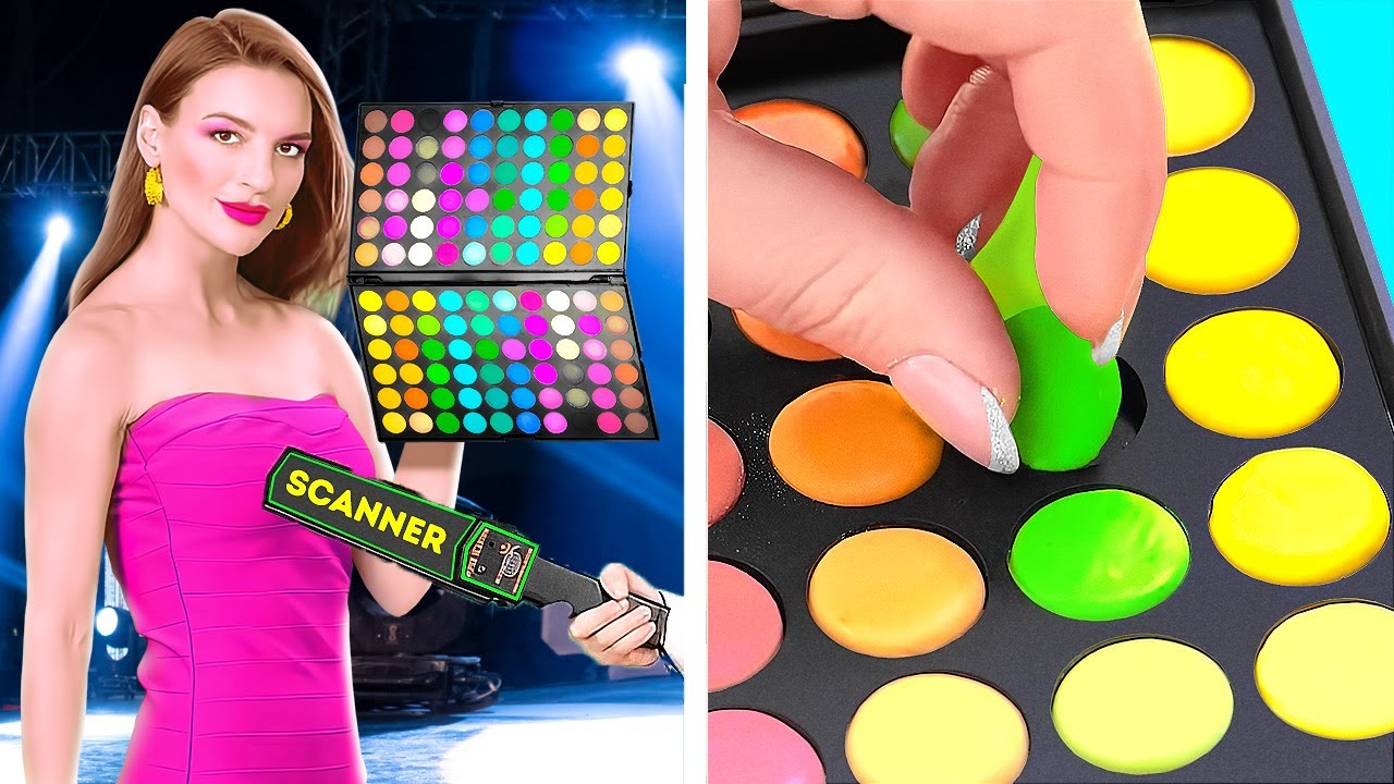 SNEAK GUM INTO MAKEUP! || Funny TikTok Food Hacks by 123 Go! GENIUS ...