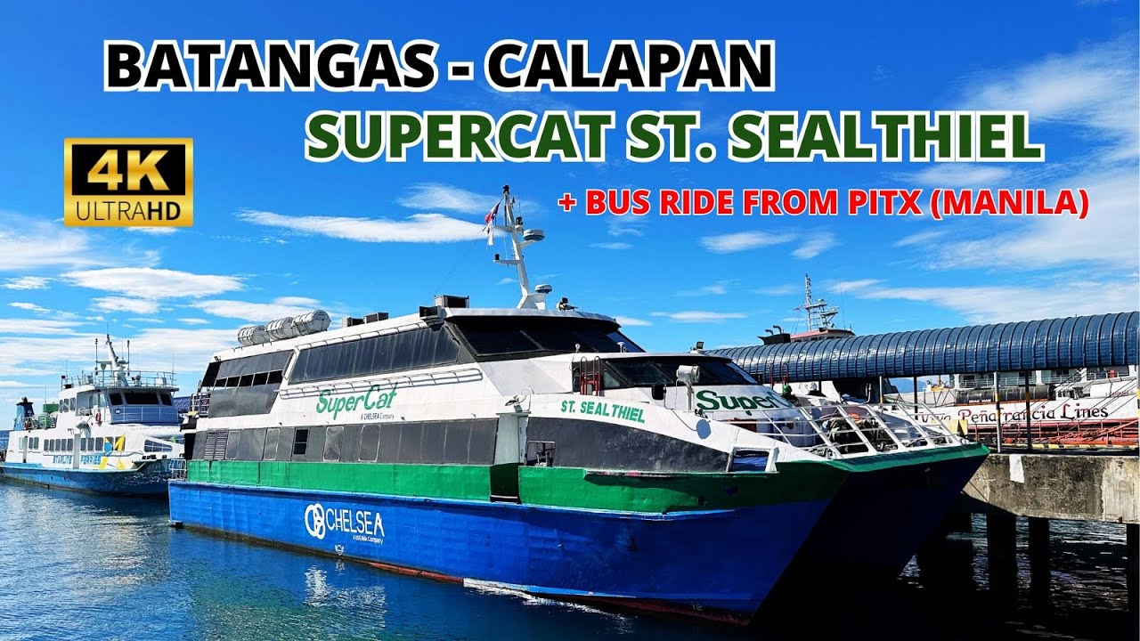 Batangas to Calapan via SuperCat St. Sealthiel + Bus Ride (Jam Liner ...