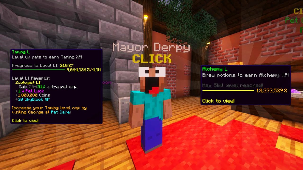 Mayor Derpy Is INSANE For Skill XP & Money! (Hypixel Skyblock Ep 6) - YouTube