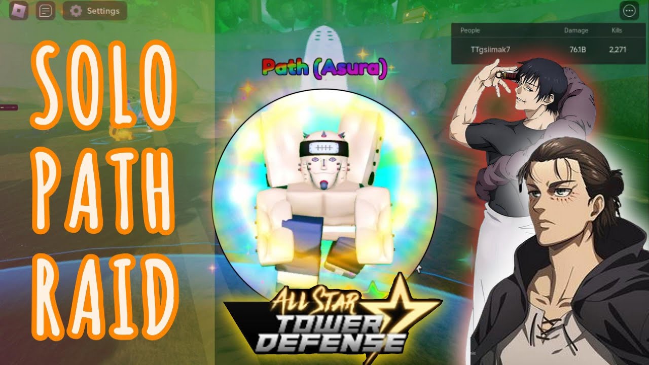 Solo Path Raid | Wormji+Eren (Doomsday) | All Star Tower Defense Roblox ...