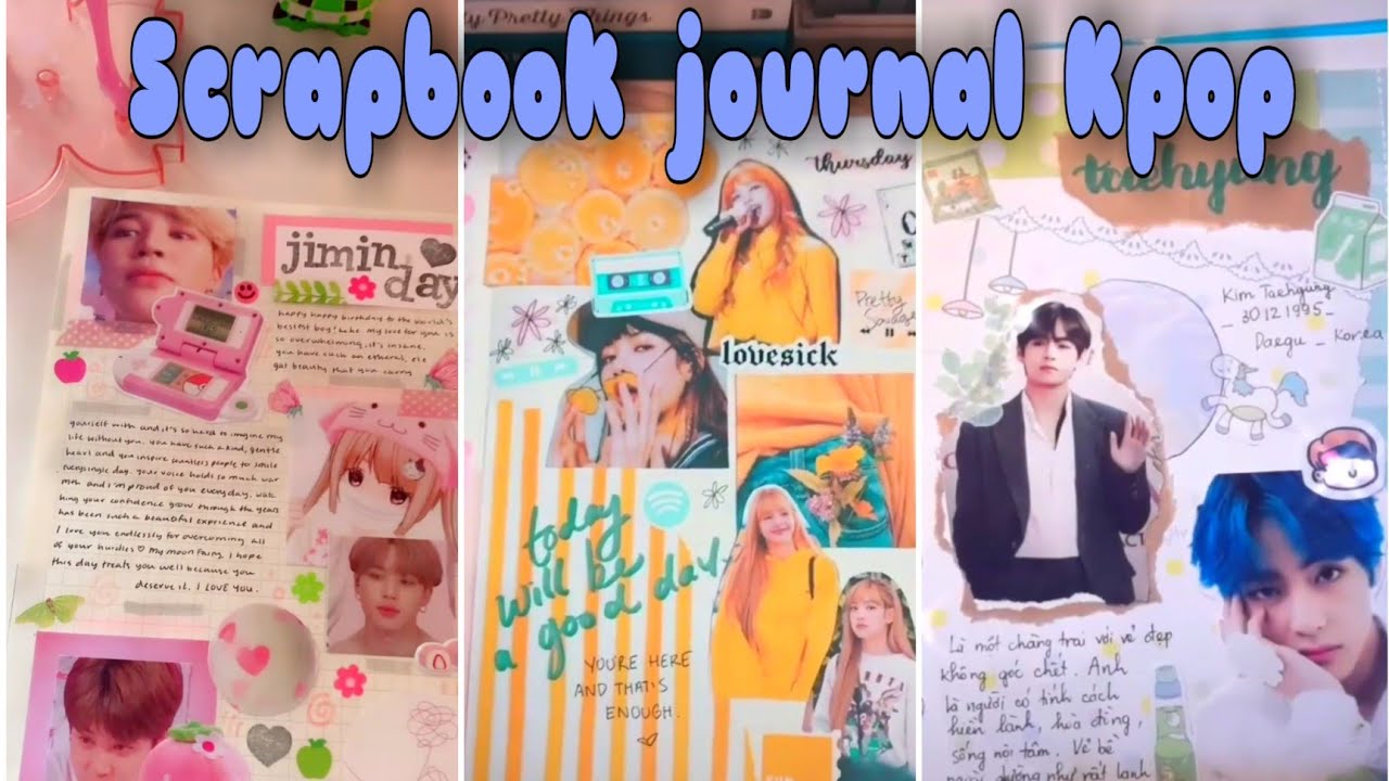 Scrapbook journal special "Idol KPOP" - YouTube