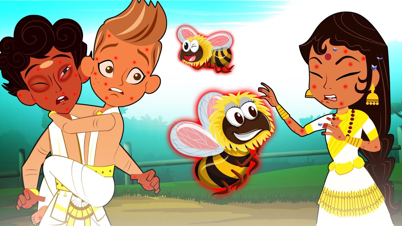 Kalari Kids - Bee's Attack | Animated Cartoons For Kids | Fun Kids ...