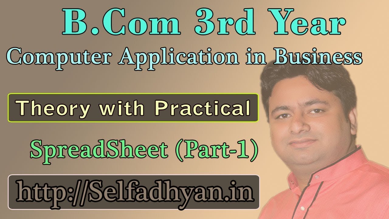 #1 Spreadsheet - Theory With Practical Based Exam Question - BCOM 3rd ...