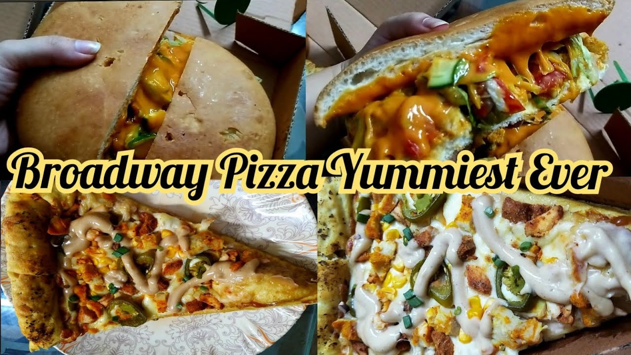 Broadway pizza | Food review | super spicy burger Sandwich by ...