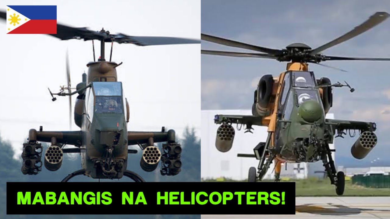 Dalawang mabangis na Attack Helicopters ng Philippine Air Force! Bibili ...