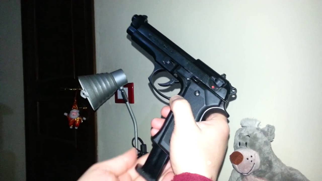Bruni mod. 92f beretta 8 mm - YouTube