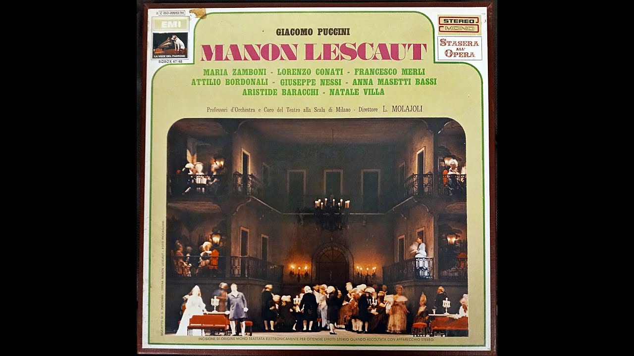 Francesco Merli e Maria Zamboni - MANON LESCAUT - (Atto quarto) - YouTube