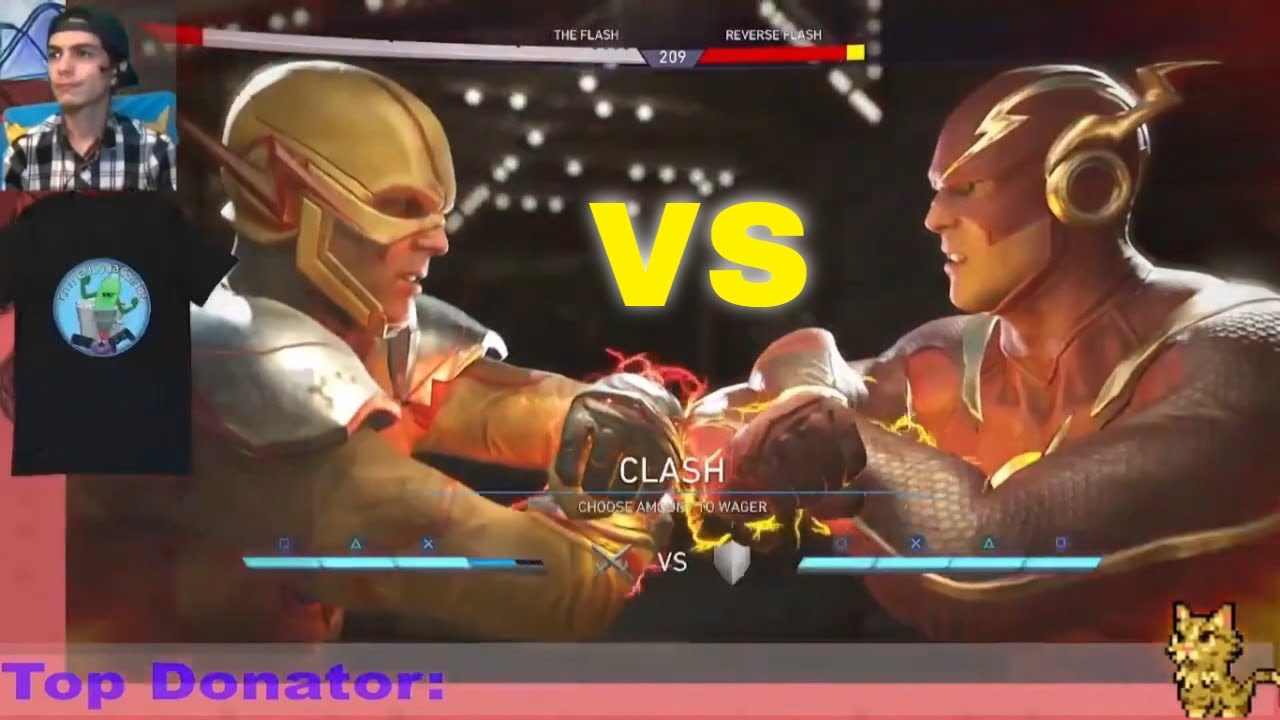 Injustice 2 CSG The Flash VS Reverse Flash - YouTube