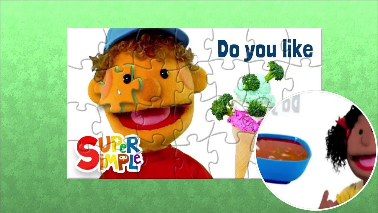 Funny Animation Do You Like Broccoli Ice Cream Super Simple Puppets ...