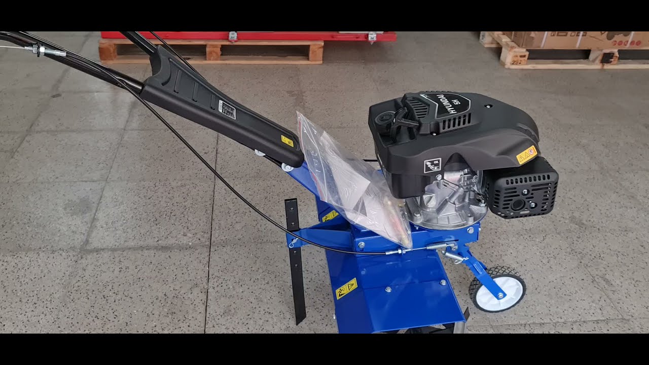 Σκαπτικό 5 hp HYUNDAI βενζίνης με 60 εκατοστά φρέζα - YouTube