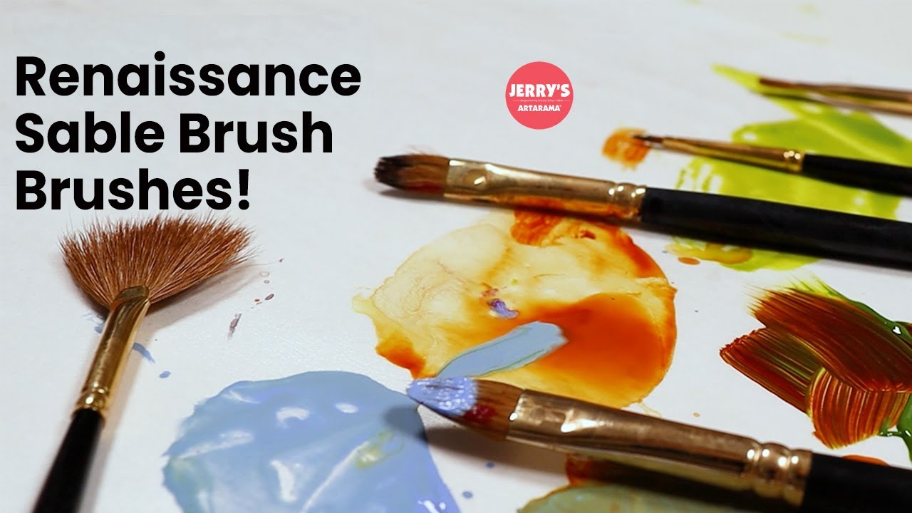 Renaissance Sable Brush - A favorite with top portrait artists! - YouTube