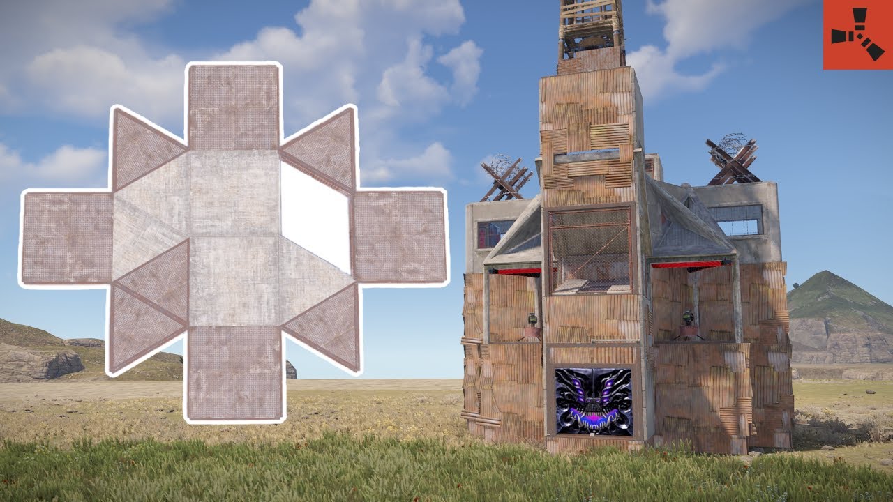 Rust - The Kurosu - A Solo/Duo 2x1 DOUBLE Bunker Base Design - YouTube