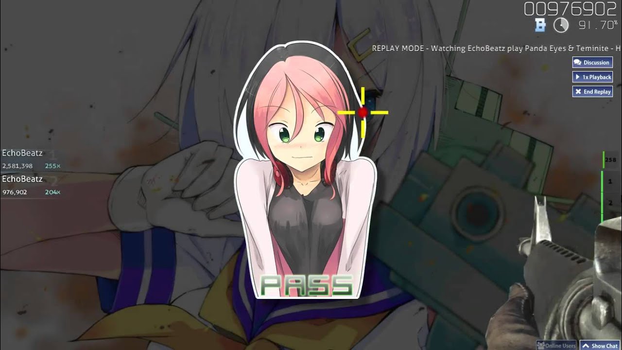 Panda Eyes & Teminite - Highscore (Osu! Gameplay)🌟🌟🌟🌟🌟 CS SKIN! - YouTube