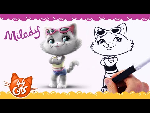 44 Kedi | Milady Nasıl Çizilir [TUTORIAL]