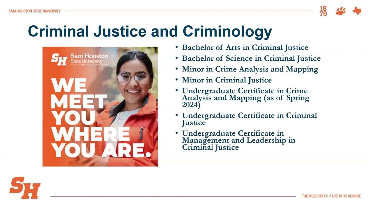 SHSU CJ Information Webinar for Community Colleges, Fall 24 - YouTube