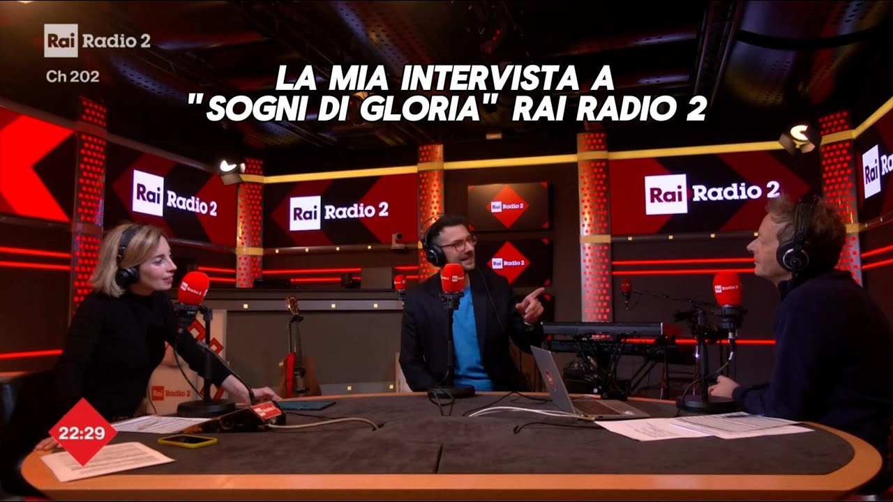 Mizio Vilardi intervista a "Sogni di Gloria" su Rai Radio 2 del 22-01 ...