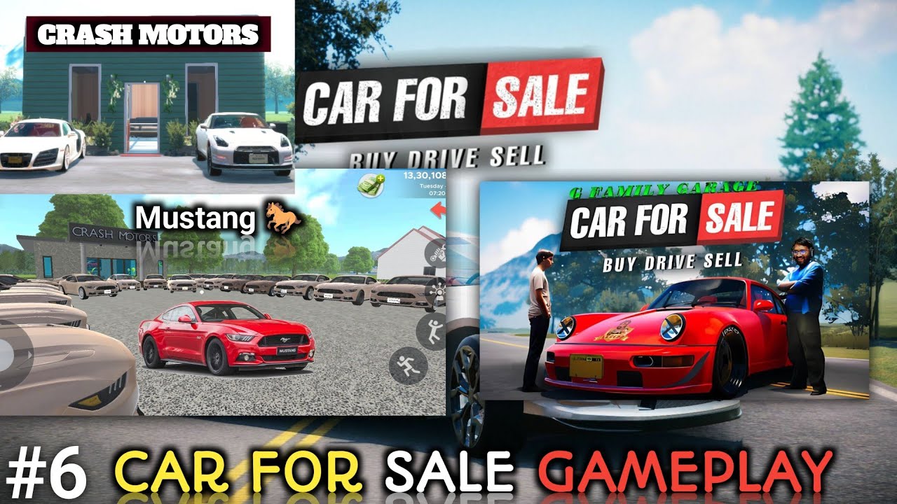 🤩CAR FOR SALE SIMULATOR GAMEPLAY || MUSTANG🐎 SHOWROOM CAR SALER ...