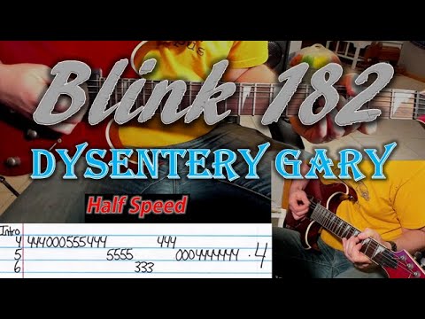 How To Play "Dysentery Gary" by Blink 182 - Guitar Lesson (with guitar ...