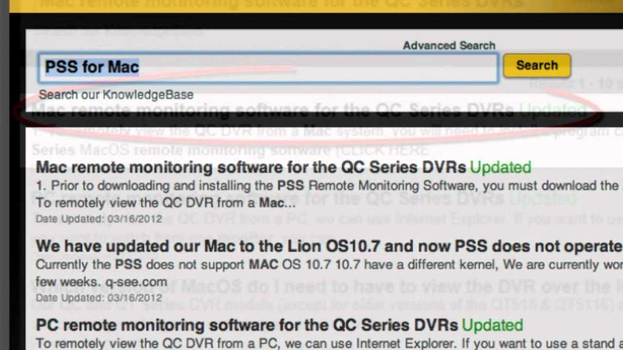 2Wire Mac Remote Monitoring Setup for the QC Series DVR - YouTube