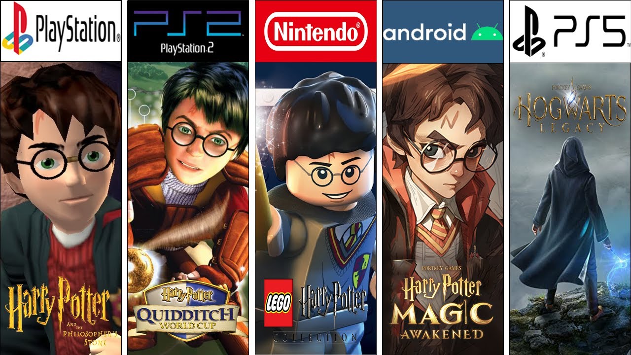 Evolution of Harry Potter Games 2001-2023 #gamehistory #evolutiongame ...